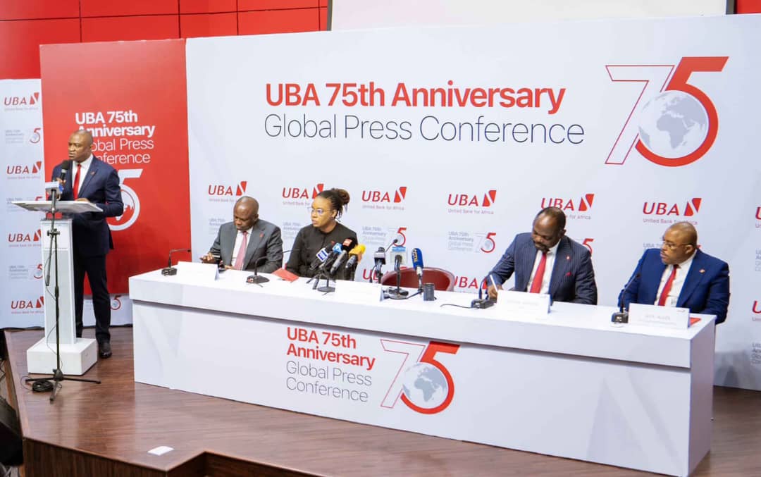 Global press conférence: Uba célèbre 75 ans de stabilité, de résilience ...