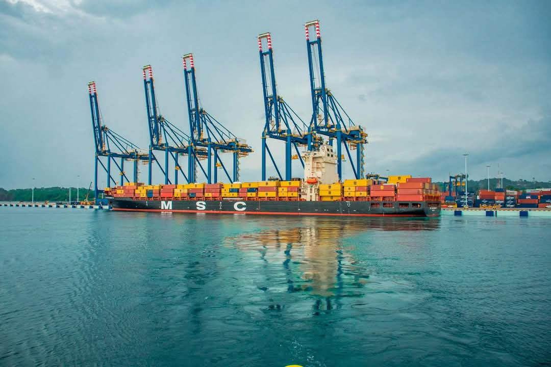 Port de Kribi: accostage du premier navire commercial sur le nouveau ...